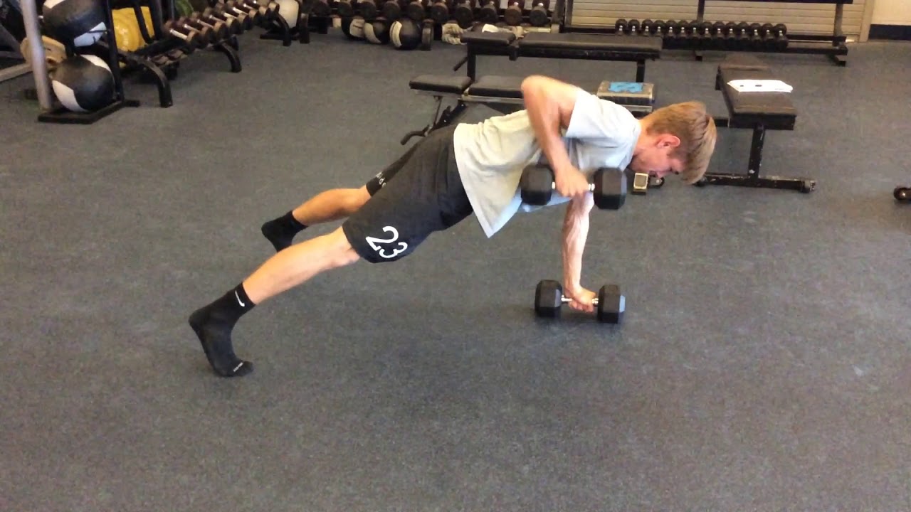 Push-up Position Rows - YouTube