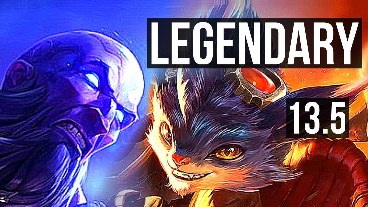 RYZE vs RUMBLE (MID) | Legendary, 600+ games, 16/4/10 | KR Master | 13. ...
