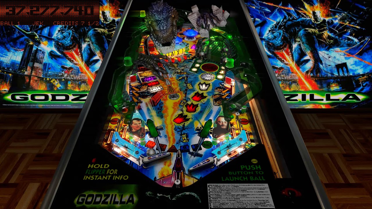 Godzilla Pinball VPX - YouTube
