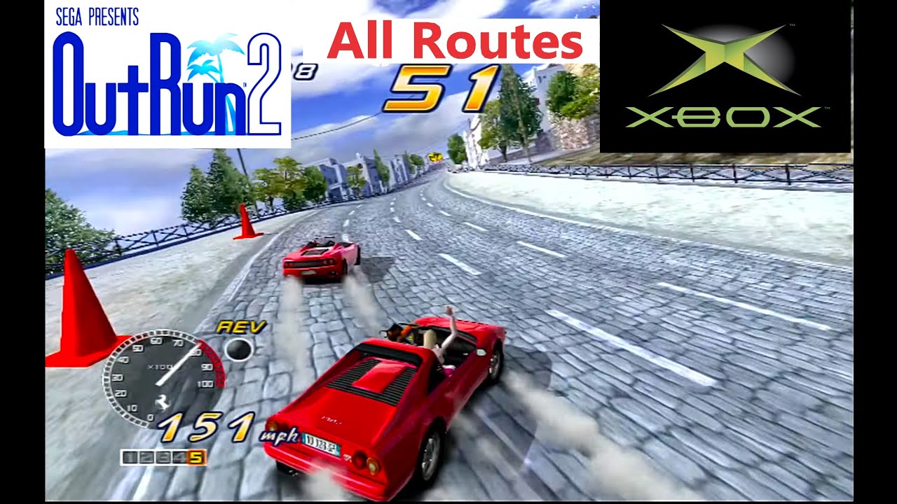Outrun 2 : Arcade Mode (All Routes) [Xbox] - YouTube