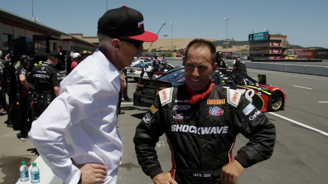 SHOCKWAVE at NASCAR: Qualifying in Sonoma - YouTube