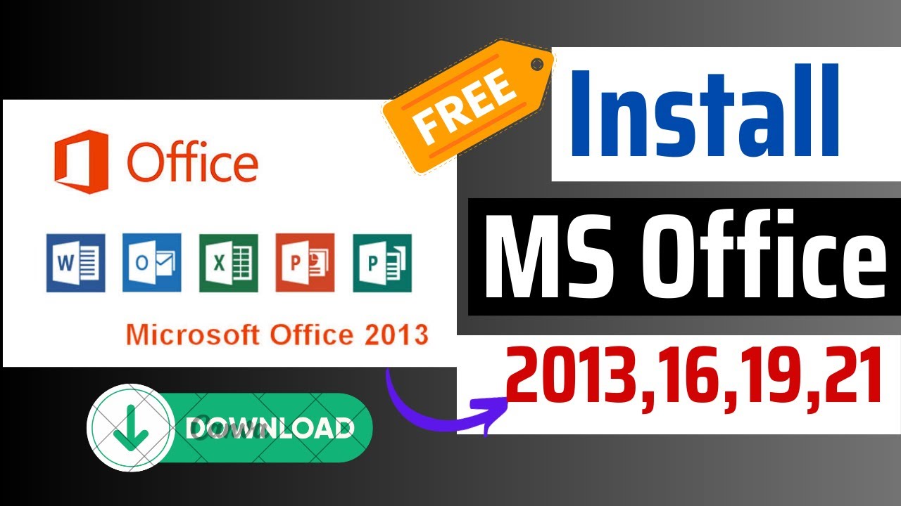 ms office free install and download 100 working || free me Kasie chalaye ms office 2013 16 19 21 ...