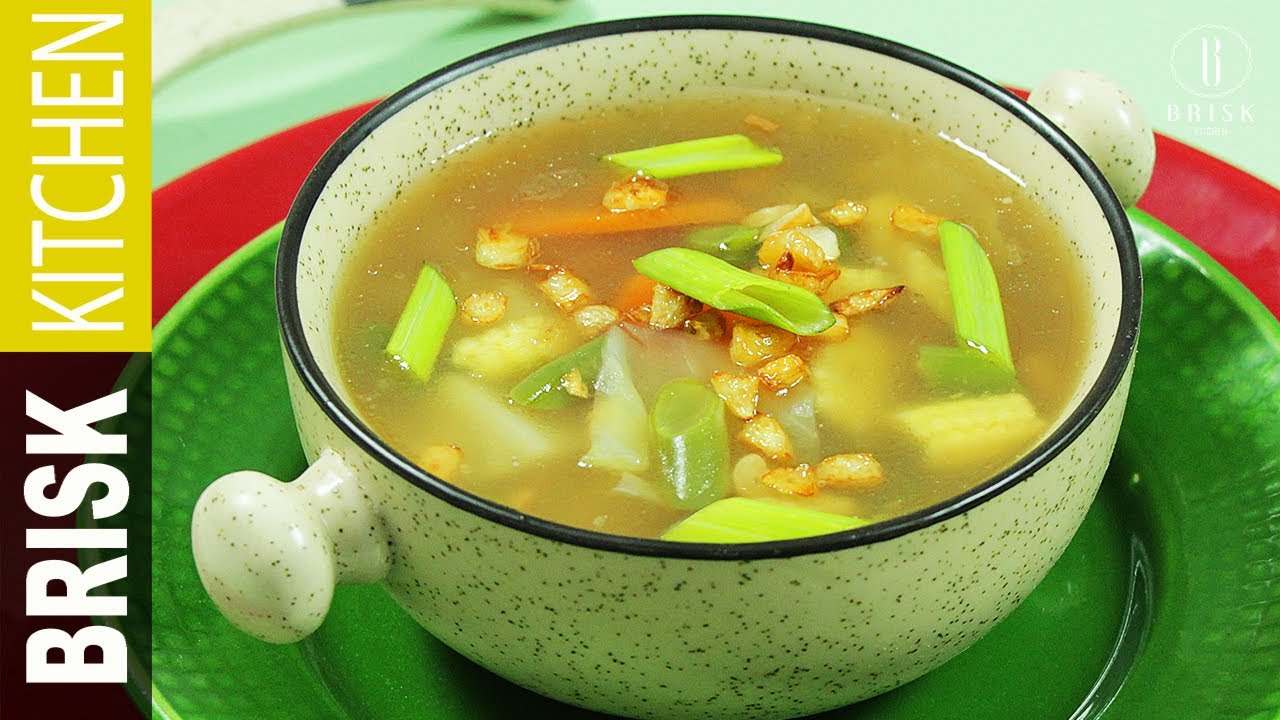 Burnt Garlic Soup I Brisk Kitchen - YouTube