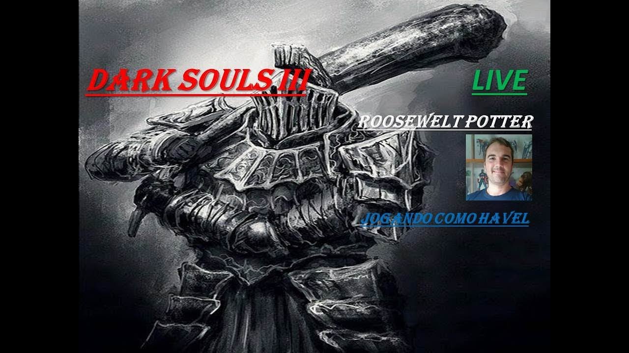 DS3 matando Halflight, Spear of the Church um dos bosses da segunda DLC ...