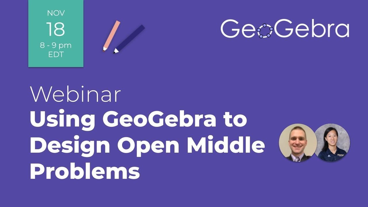 Using GeoGebra to Design Open Middle Problems - YouTube