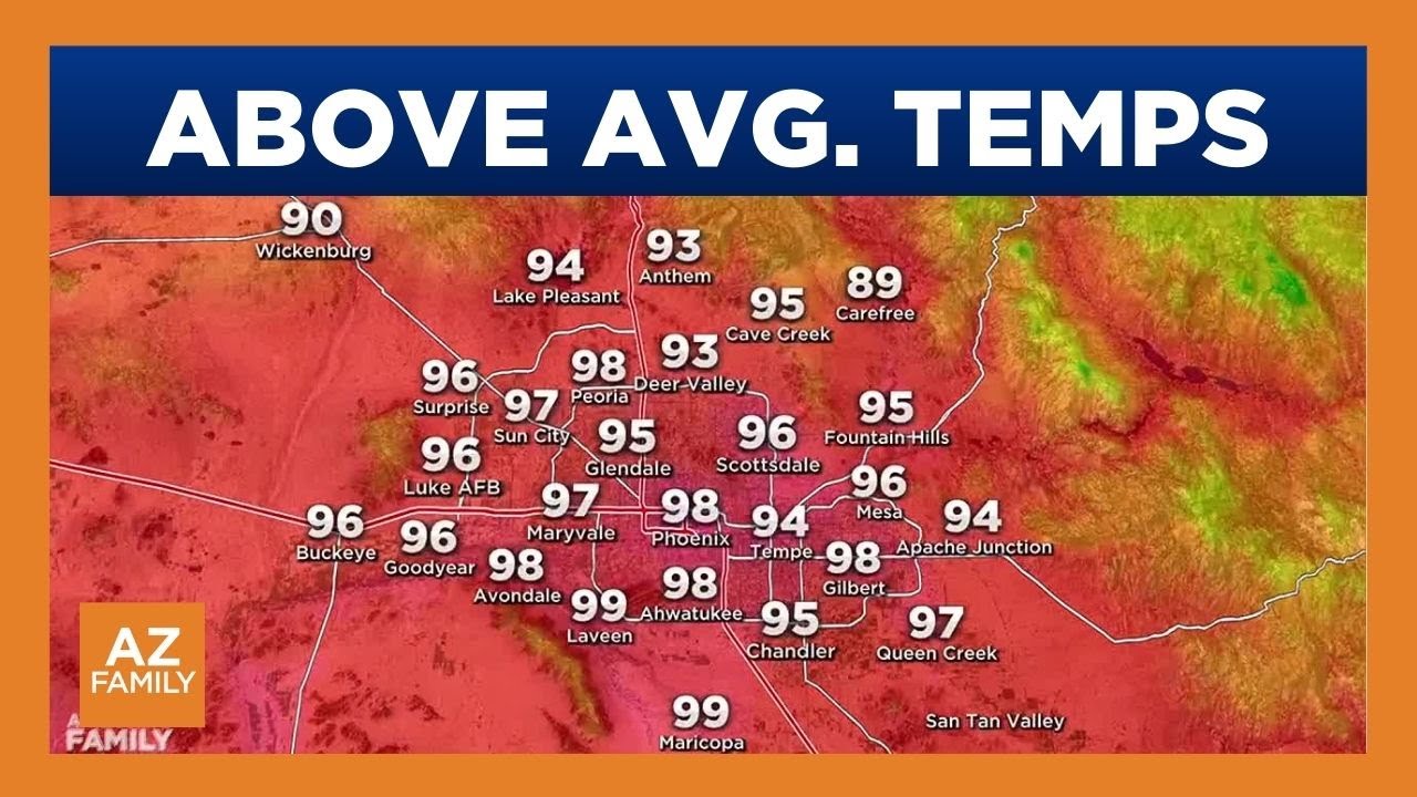 Above-normal heat expected across Arizona through Memorial Day - YouTube