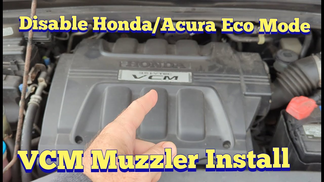 Honda and Acura VCM Muzzler. Eco Mode Delete - YouTube