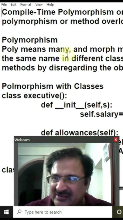 What Is Polymorphism In Python In Hindi Shorts Bintuharwani Pythoninhindi Polymorphism Youtube
