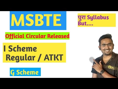 MSBTE New Update | Official Circular | Final Year Exam News | Toshib ...