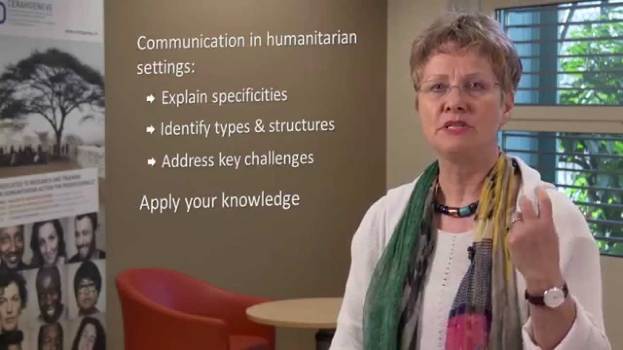 MOOC in Humanitarian Communication: Addressing Key Challenges - YouTube