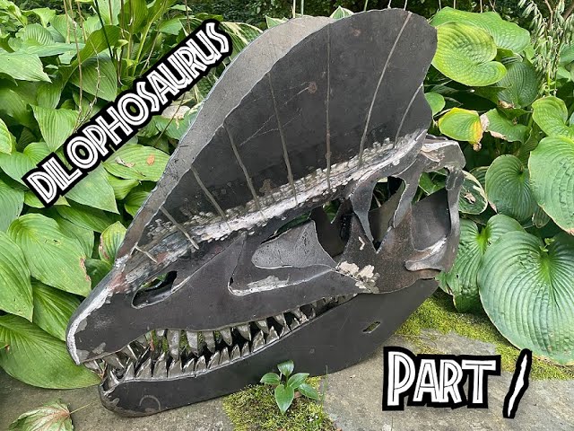 Dilophosaurus Skull Jurassic Park