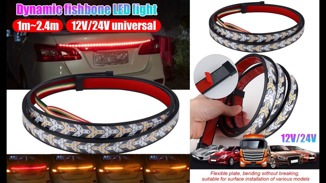 Led Tailgate Light Strip 48Inch 432 Pcs LED Flexible Strip Need Drill ...