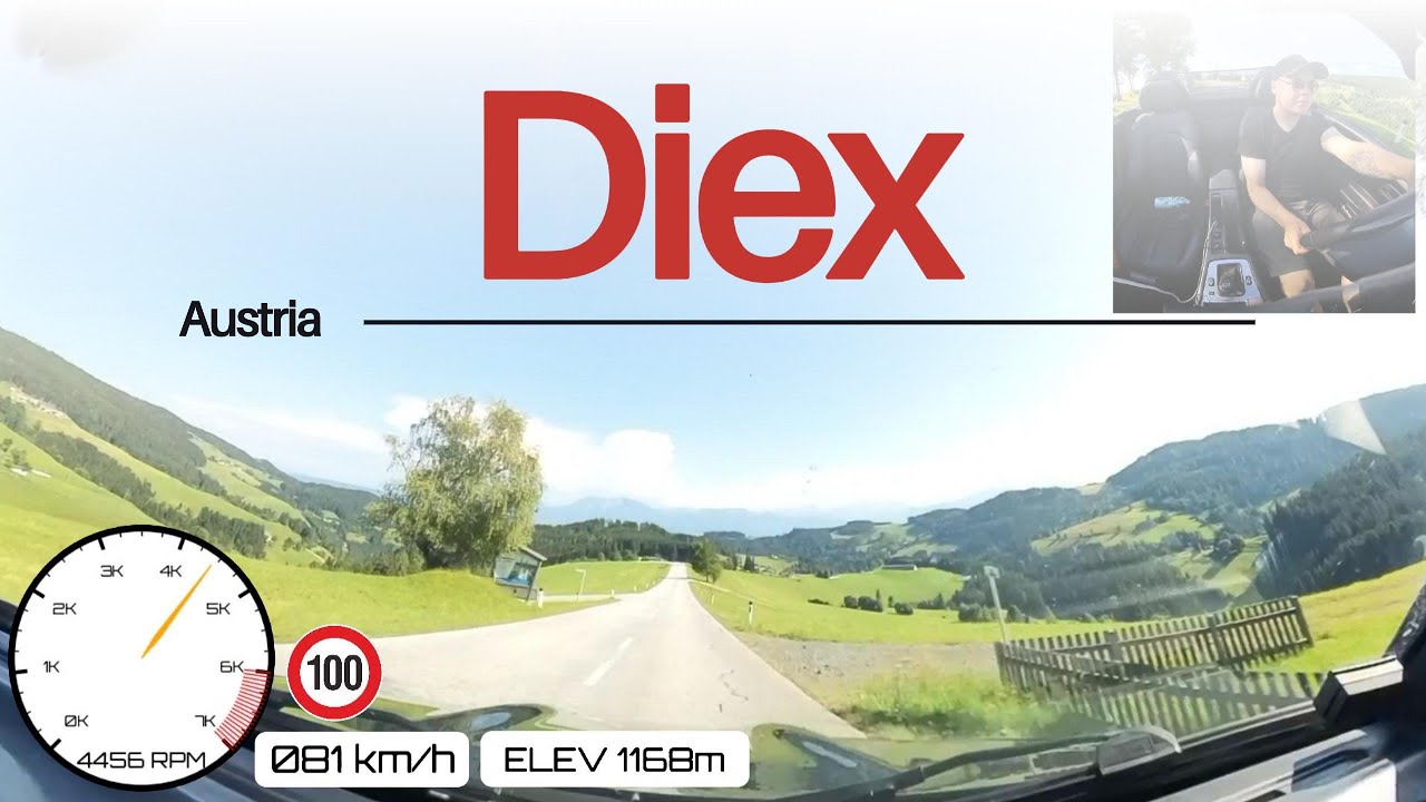 Driving through Diex: Austria's Sunniest Village - YouTube