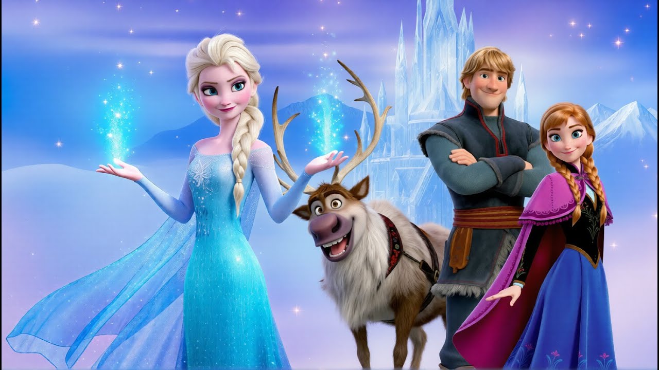 Frozen: The hidden treasure in the ice castle ️ Enchanted Kids Story # ...