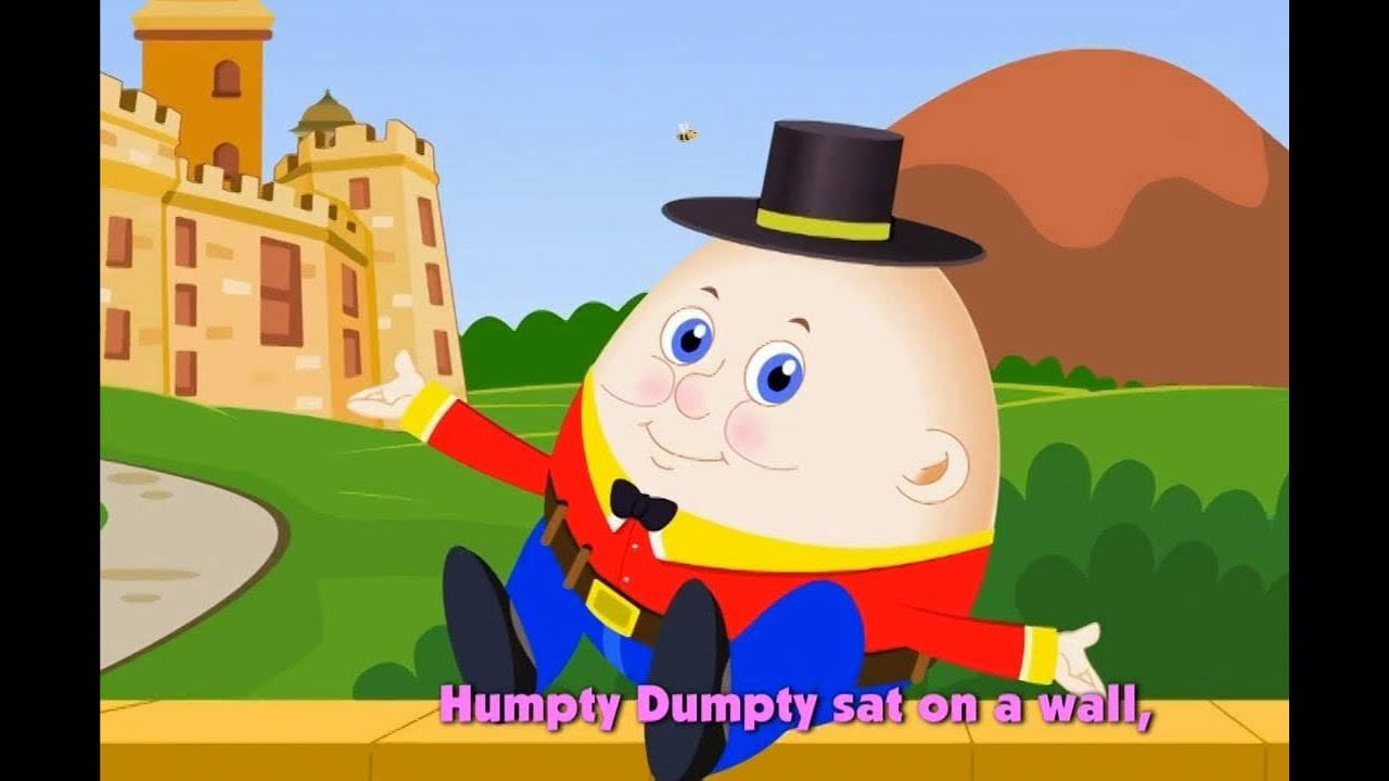 Humpty Dumpty sat on a wall 🧱 | Kids rhymes | kids entertainment ...