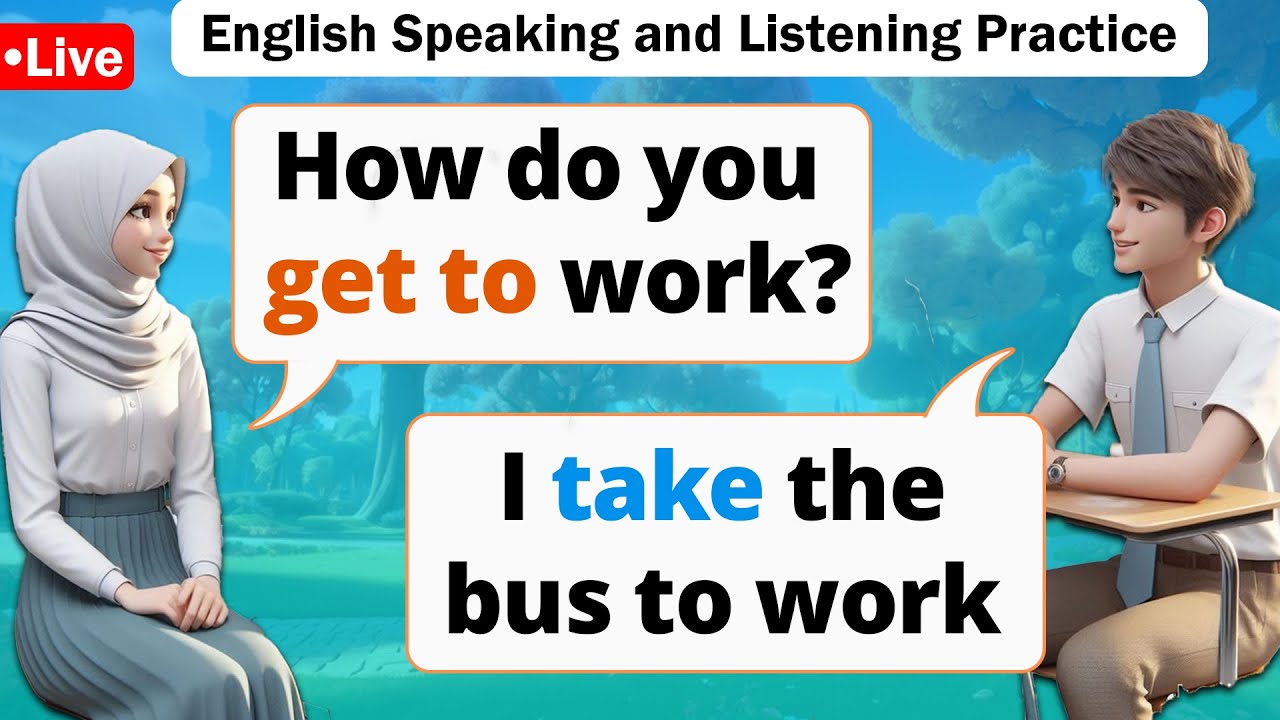 Improve your English speaking_ A1 A2 English Conversation practice ...