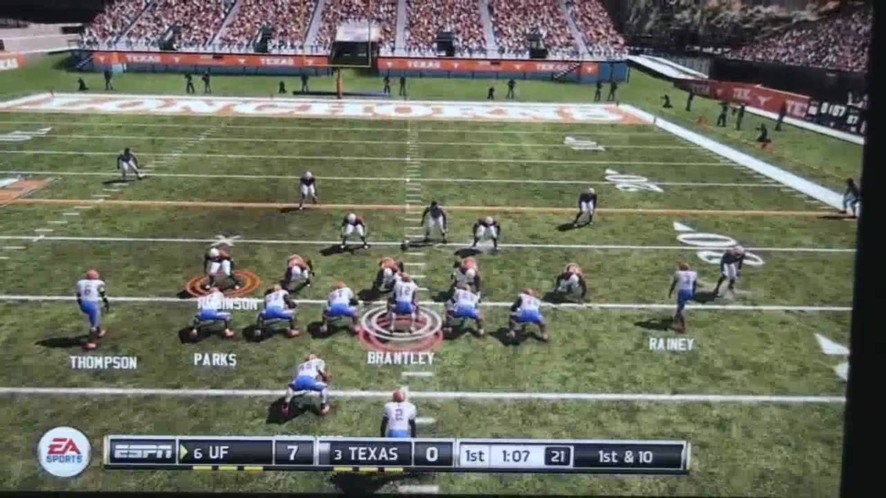 NCAA 2011 FOOTBALL MONEY PLAYS PART1 FLORIDA GATORS - YouTube