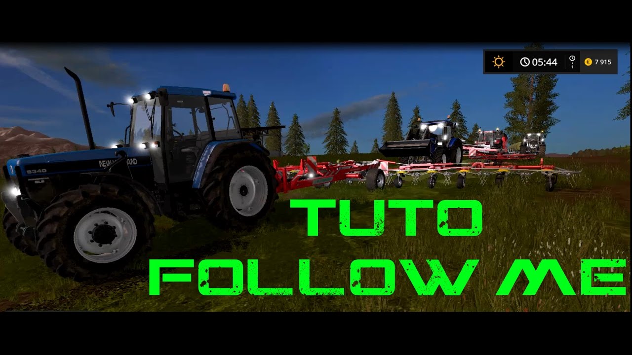 Tutoriel sur le mod Follow me ( Ouvrier Inteligent Suivi) - YouTube