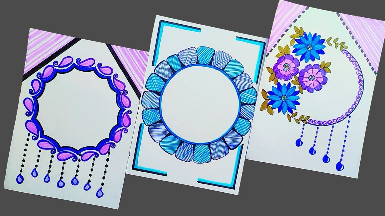 Front Page Design/File Decoration ideas/First Page Design For School ...