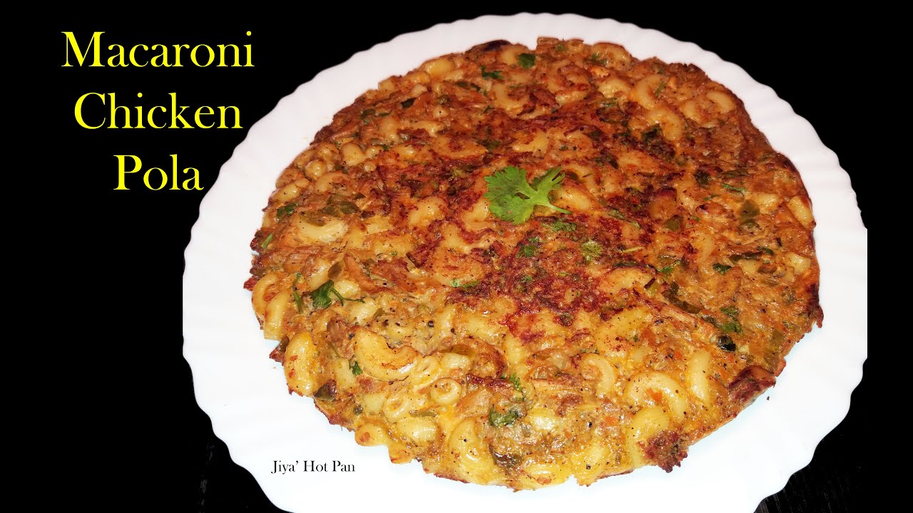 Macaroni Chicken Pola | Easy Macaroni Chattipathiri | Spicy Pasta Cake ...