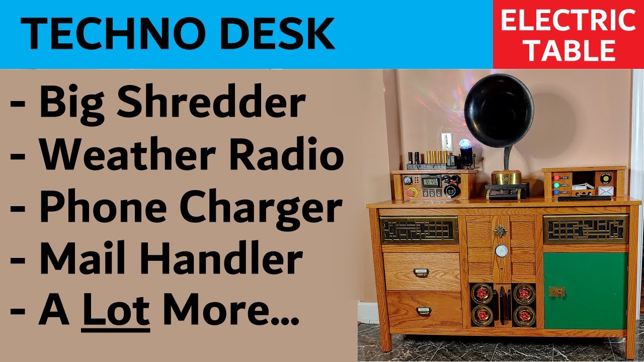 Techno Desk - Electric Busy Box Of Utility - YouTube