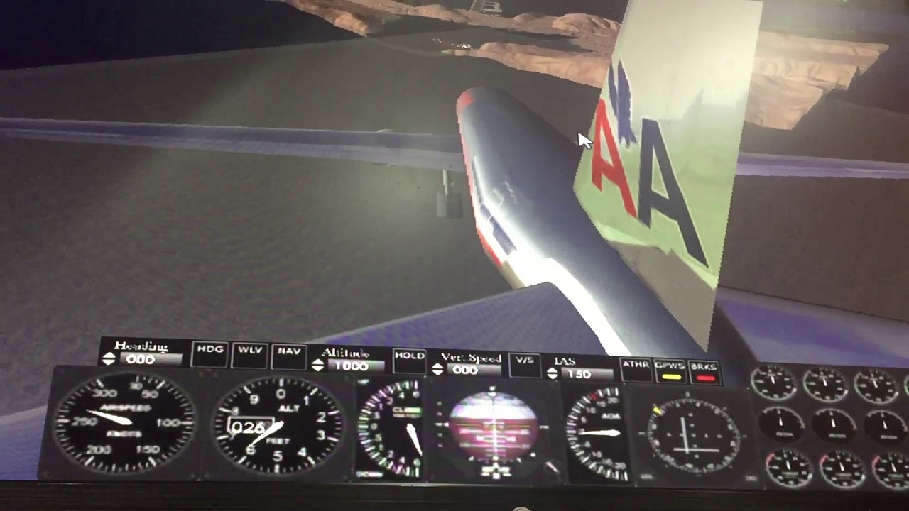 Successfully landing a Boeing 767 in rigs of rods - YouTube