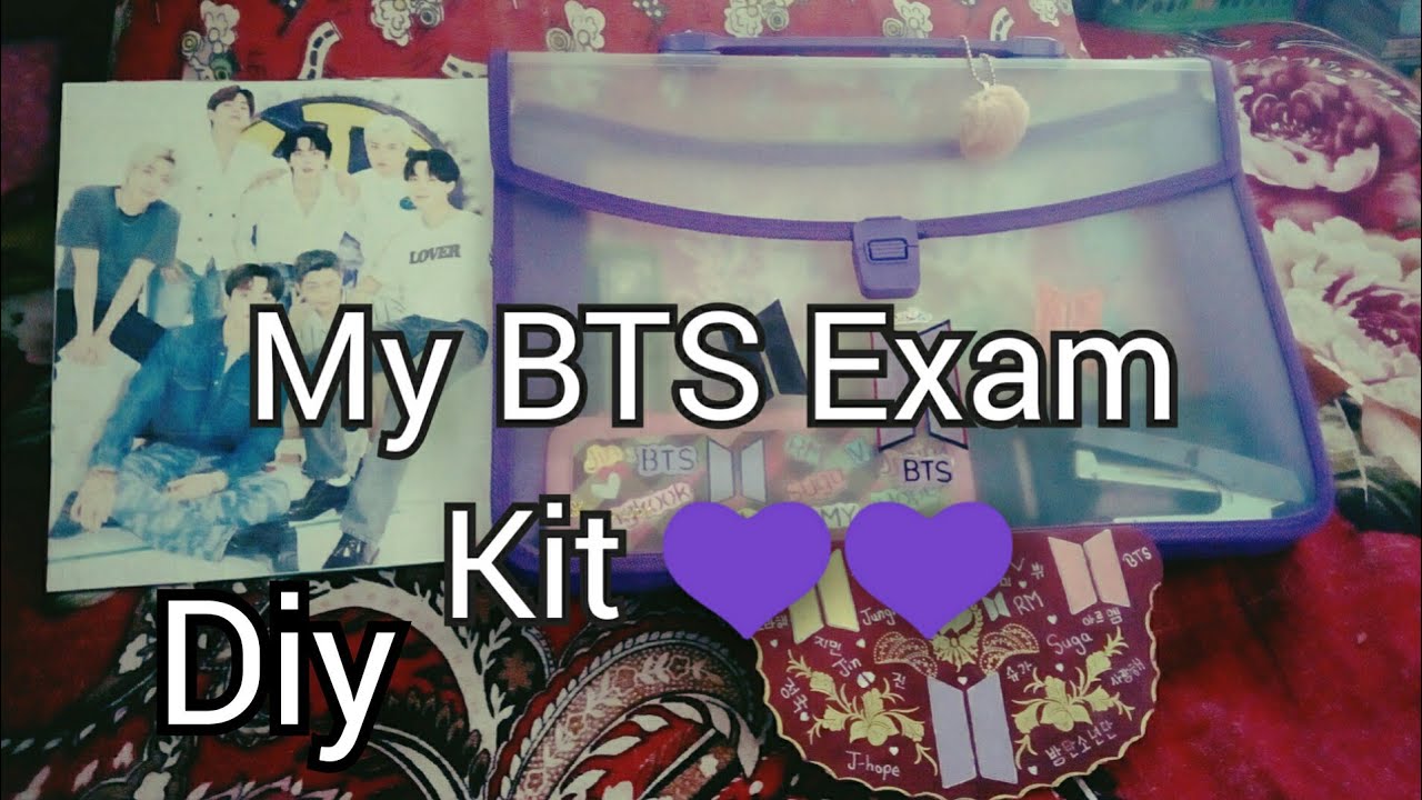 My BTS Exam Kit DIY Version - YouTube