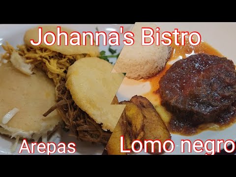Let's try latin food: Arepas and lomo negro! - YouTube