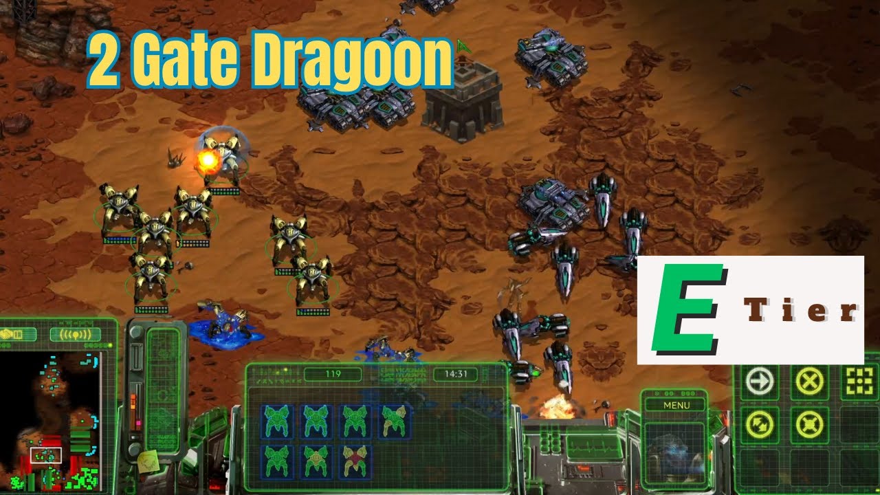 StarCraft : 2 Gate Dragoon Rush - YouTube