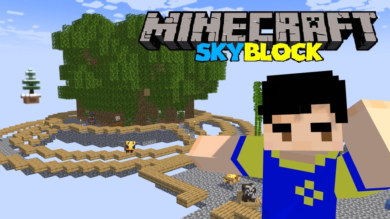 Base Expansion | MCBE Skyblock | Minecraft | Live - YouTube