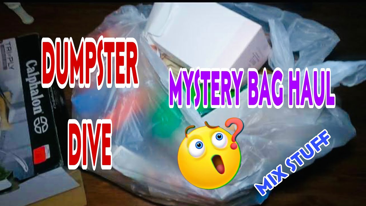 Dumpster Dive|subrang bigat ang mystery bag nato😯 - YouTube