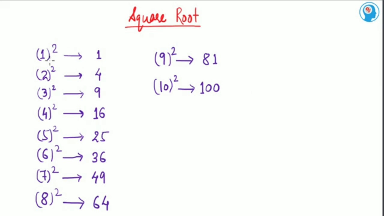 Square root easy trick - YouTube