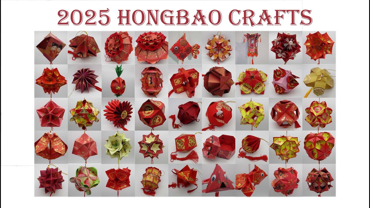 Compilation of 2025 CNY Hongbao Crafts (Long Version) - YouTube