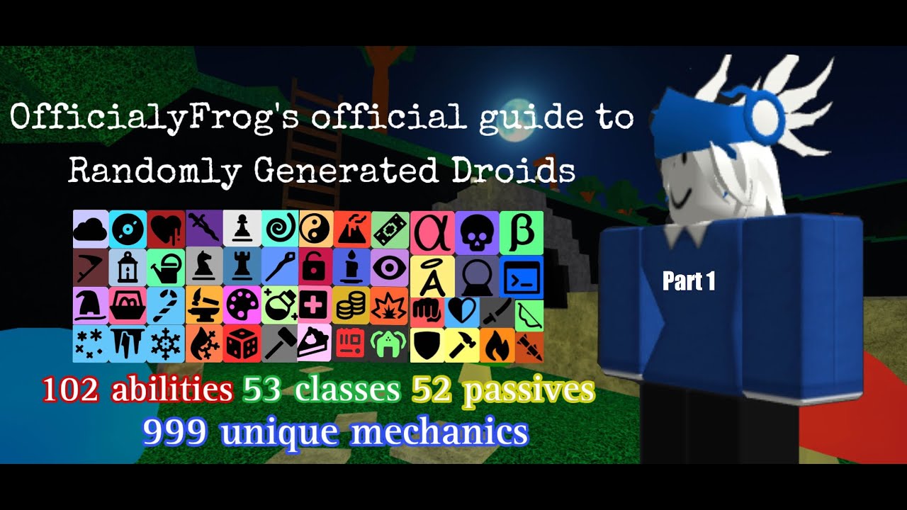 Randomly Generated Droids - A Class on Classes - YouTube