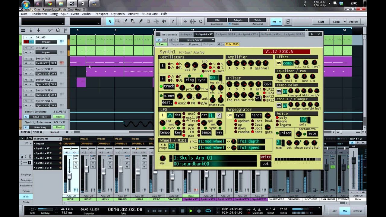 Synth1 Free VSTi Synthesizer Test - YouTube