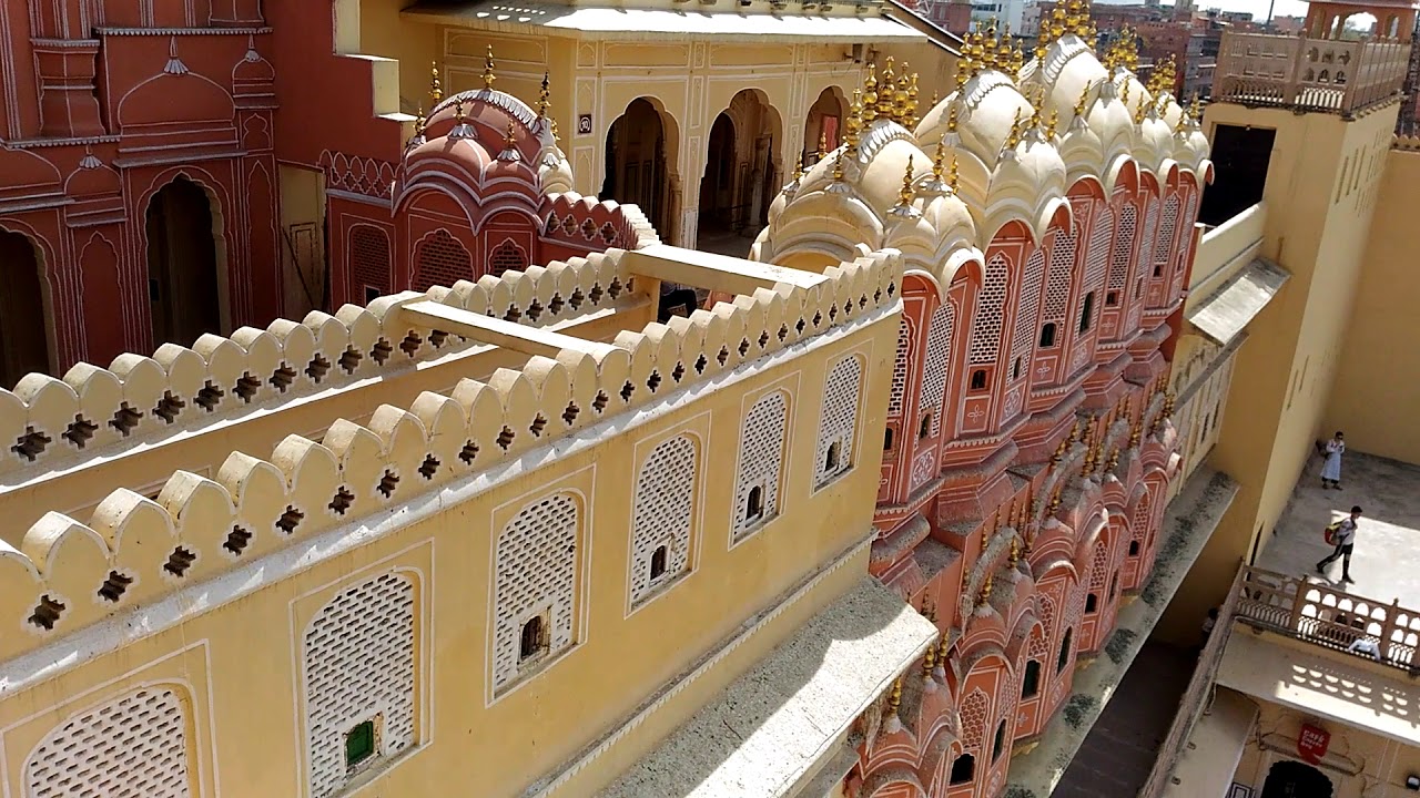 Top view from hawa mahal - YouTube