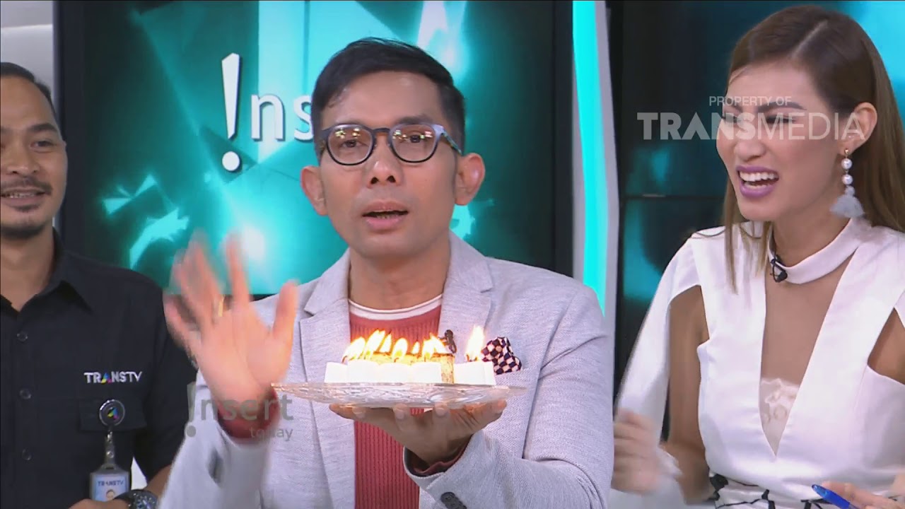INSERTTODAY - Lagi Lagi Indra Herlambang Dapat Kejutan Oleh Crew Insert (16/3/18) Part 4 - YouTube