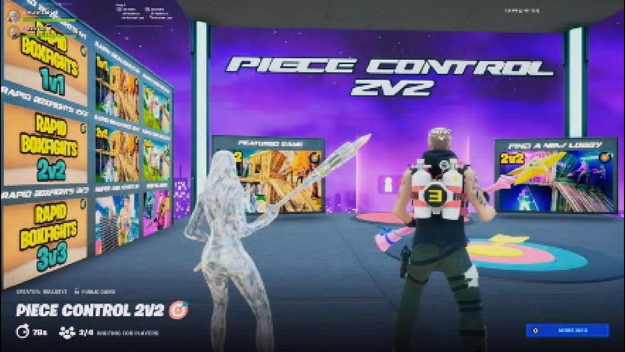 Playing fn 2v2 - YouTube