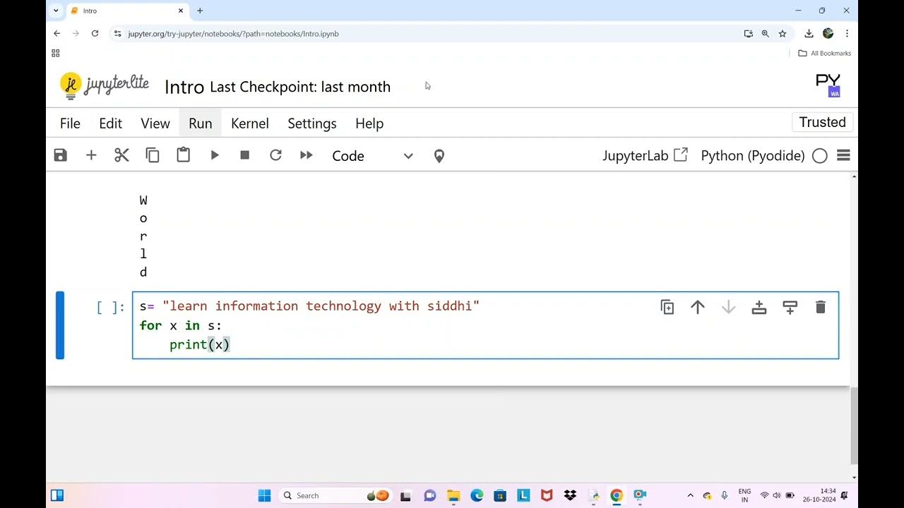 For loop in Python with example explanation - YouTube