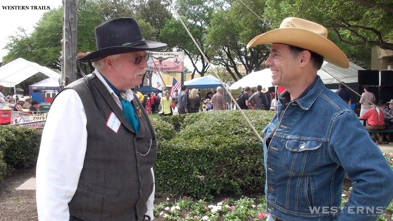 COWBOY FAST DRAW Association Western Trails short segment - YouTube