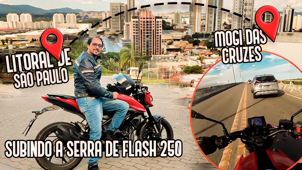 SUBINDO A SERRA DE FLASH 250 EFI DA SHINERAY - MAIS MOTO PODCAST - YouTube