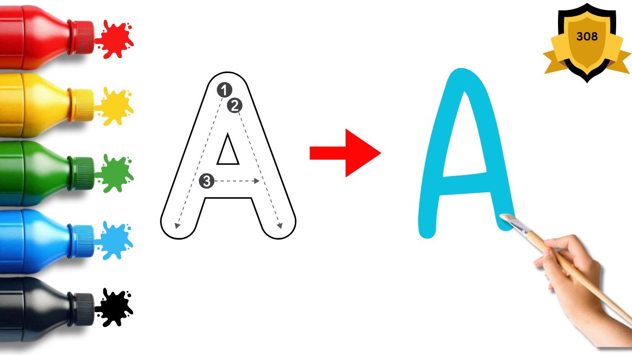 Writing ABCD Alphabets for Preschool Kids - Fun and Simple! | Easy ...