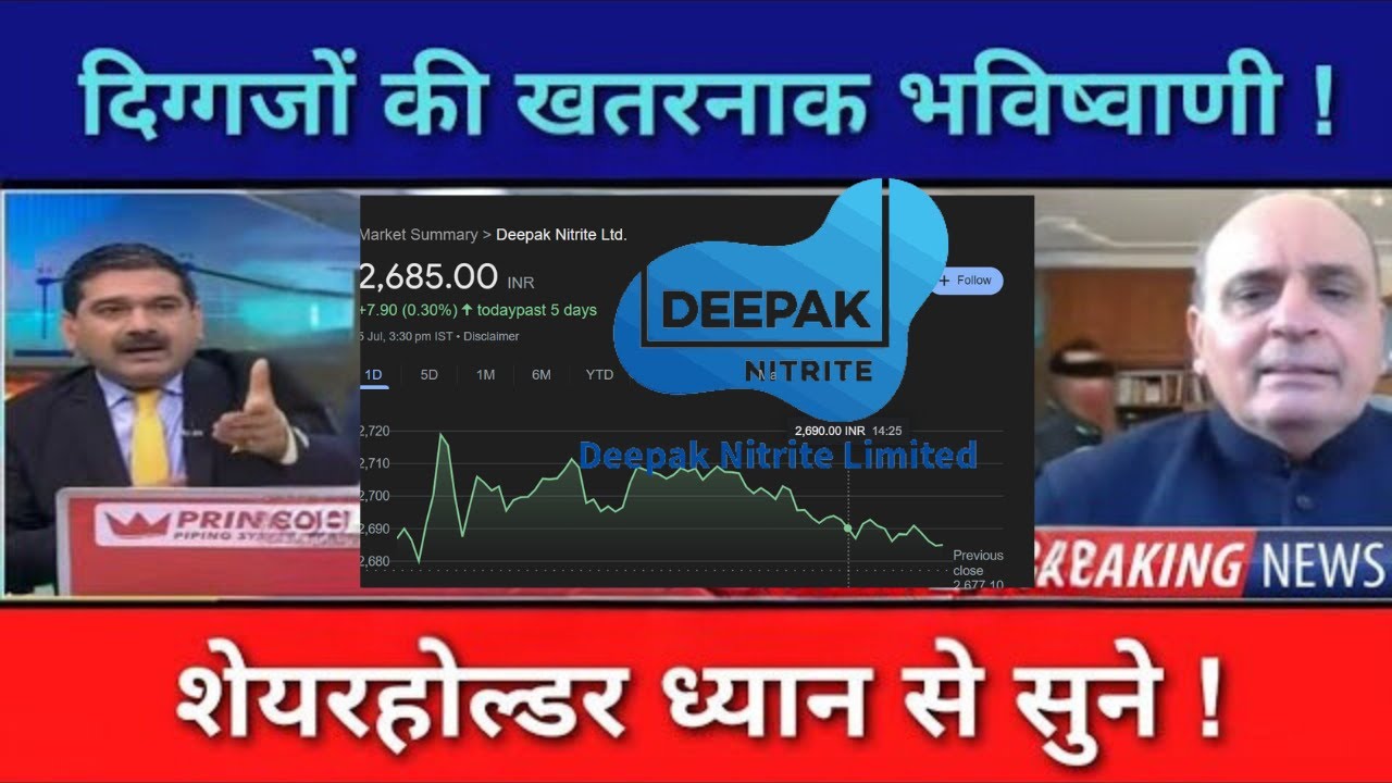 Deepak Nitrite Ltd Share Latest News, Deepak Nitrite Share Price Target ...