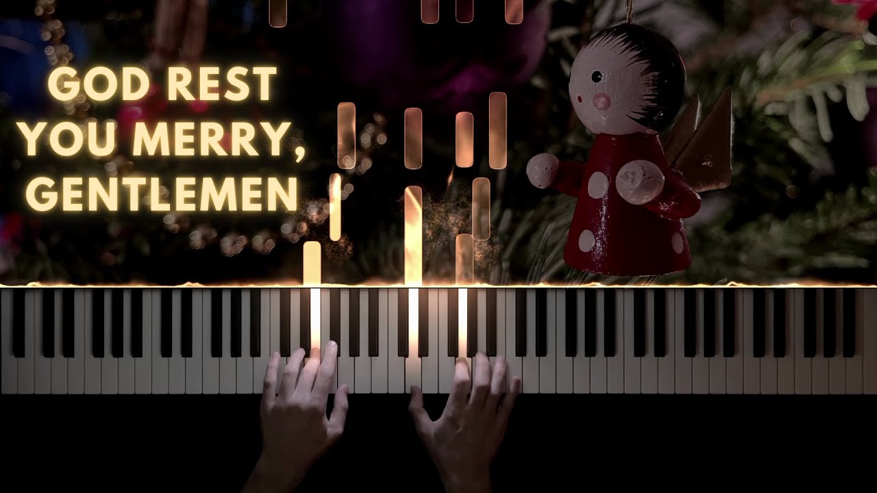 God Rest You Merry, Gentlemen - Christmas Piano Tutorial & Sheet Music ...