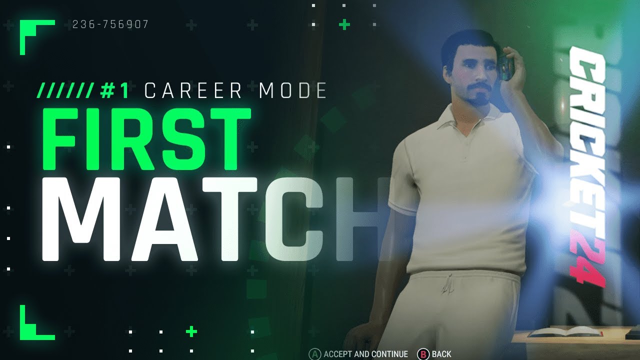 Career Mode : With My Original Face + Ready for new Journey - Cricket ...