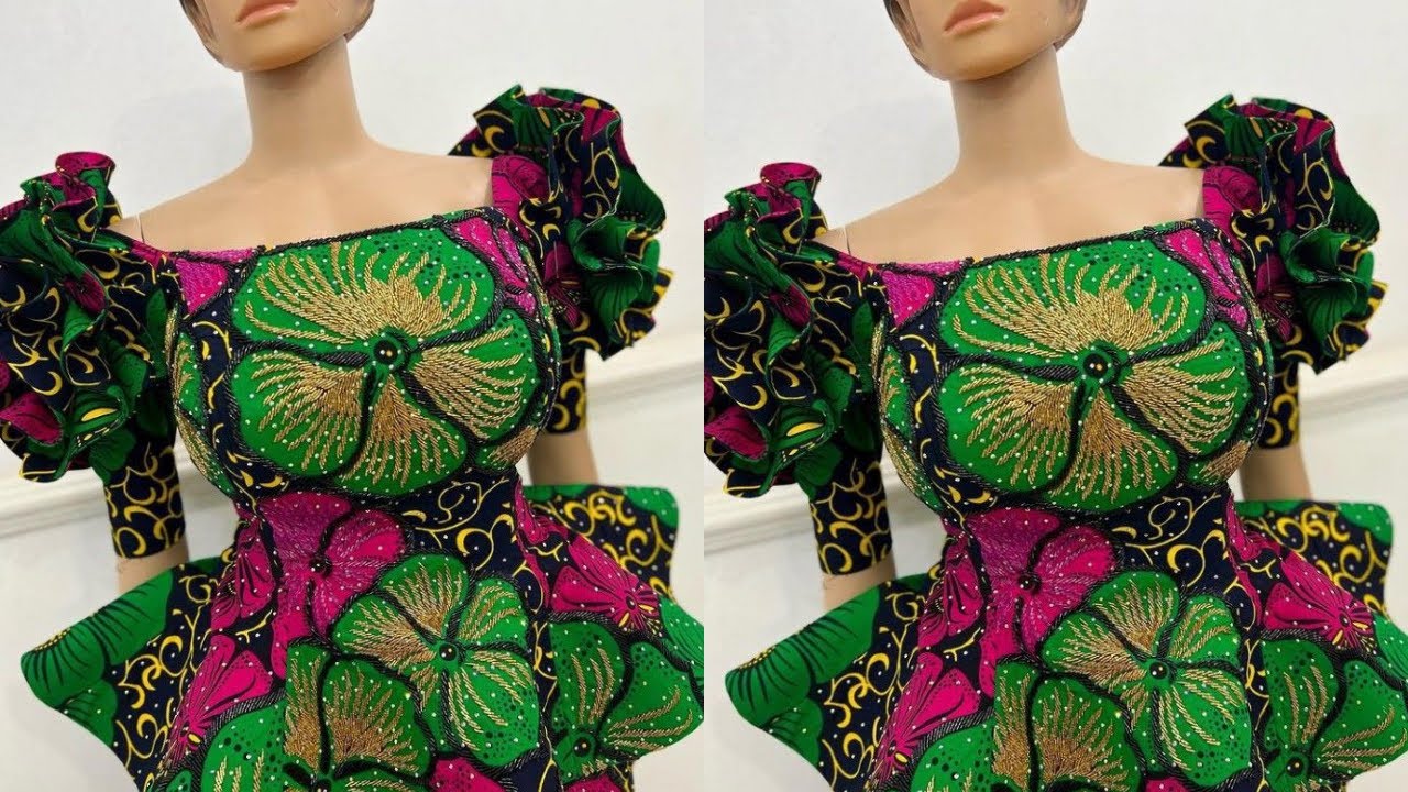 How to make a spiral ruffle sleeve - YouTube