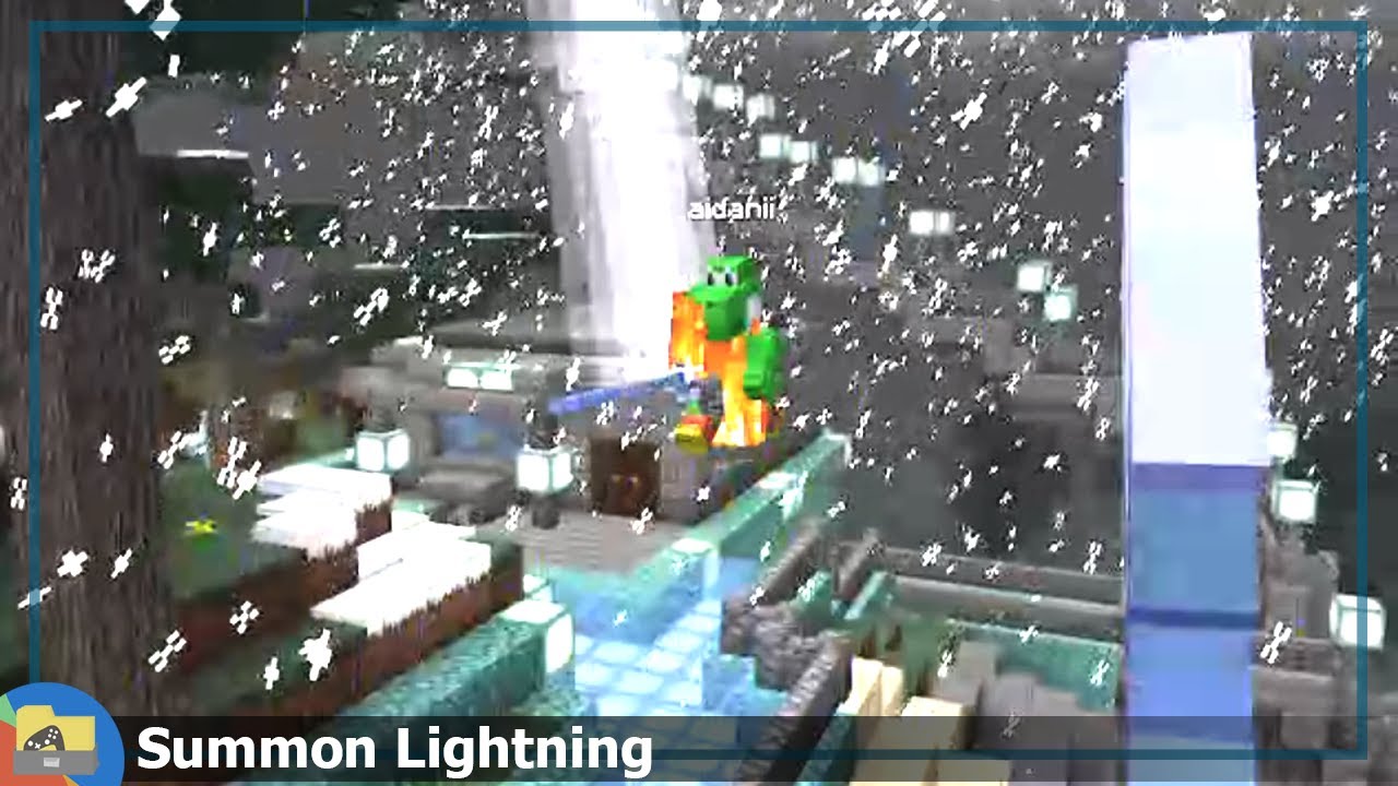 Summon Lightning | Minecraft Bedrock (NSW, 2P) - YouTube