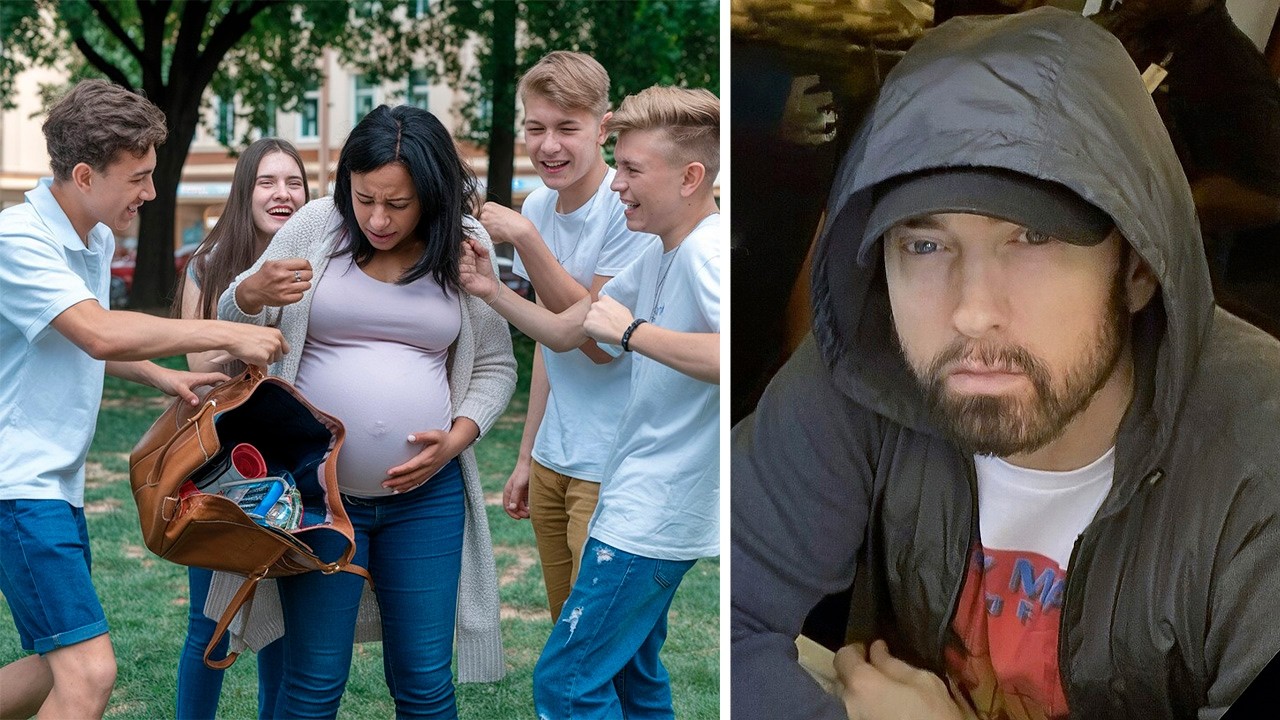 Eminem Defended a Pregnant Black Woman From Racist Teen Attacks! What Happened Next Will Shock ...