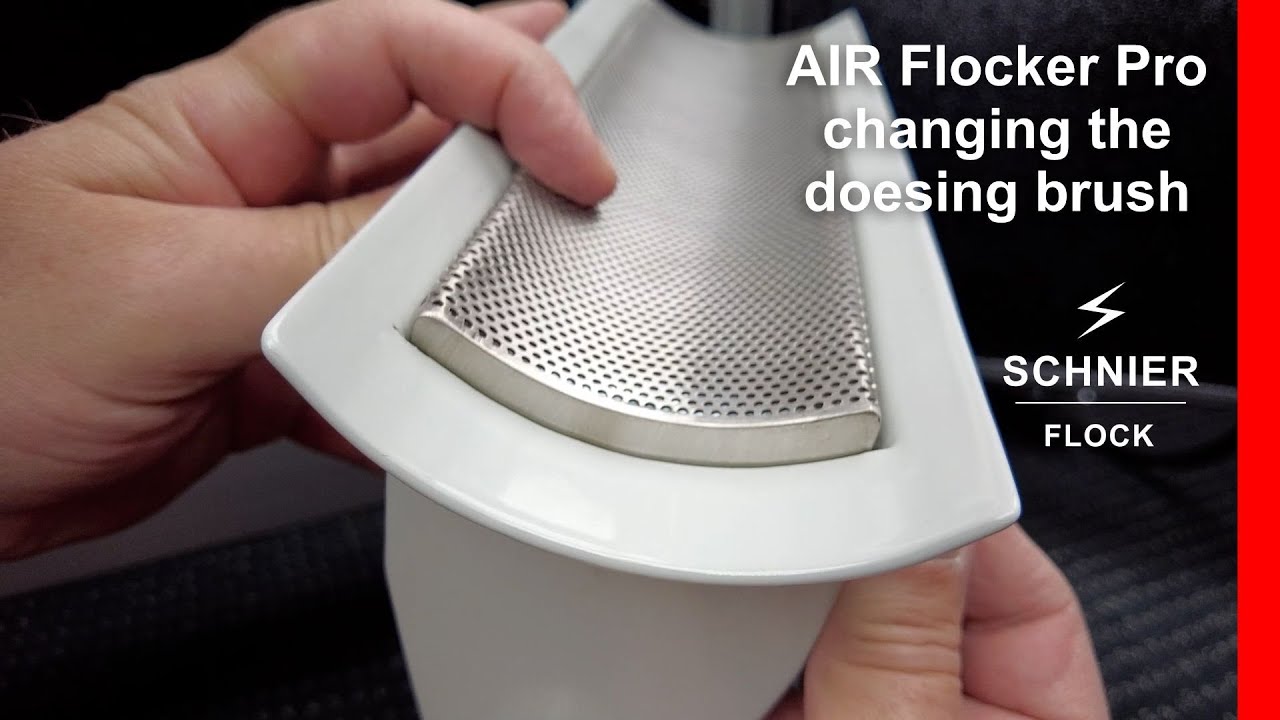AIR Flocker Pro - changing + adjusting dosing sieve - YouTube