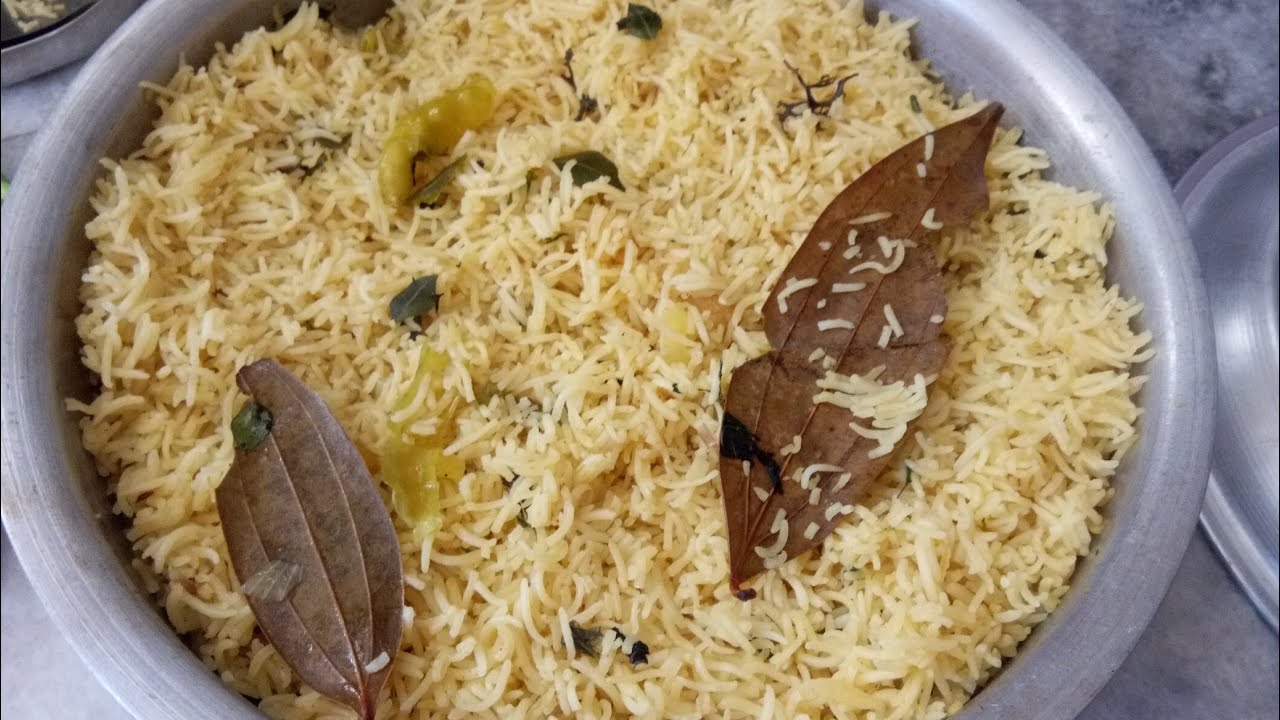 Hyderabadi Bagara Rice Recipe/హైదరాబాదీ బగారరైస్ పొడిపొడిగా/Bagara ...